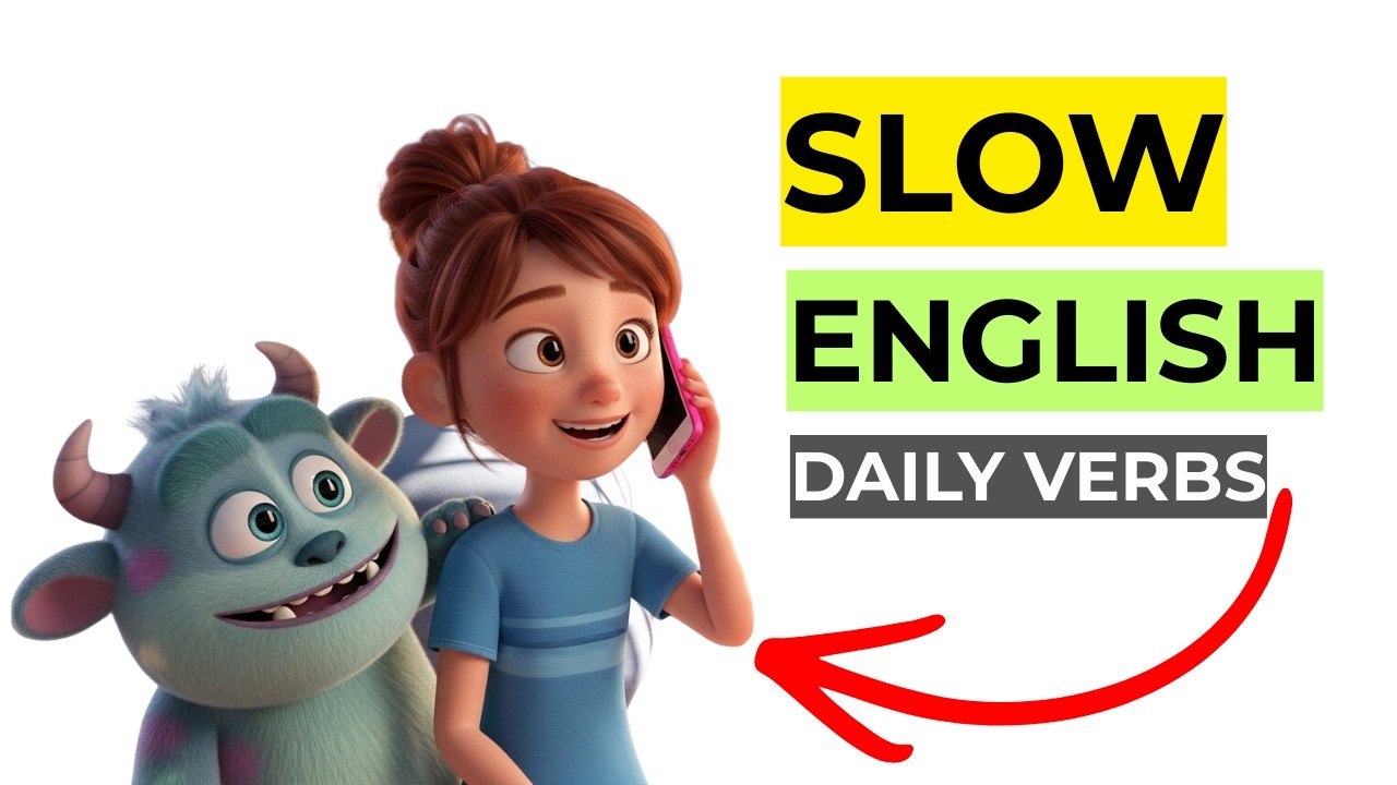 Learn 34 Daily Action Verbs Listen and Repeat Beginner Practice - YouTube