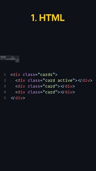 Expanding Flex Cards Using HTML, CSS & JS #shorts - YouTube