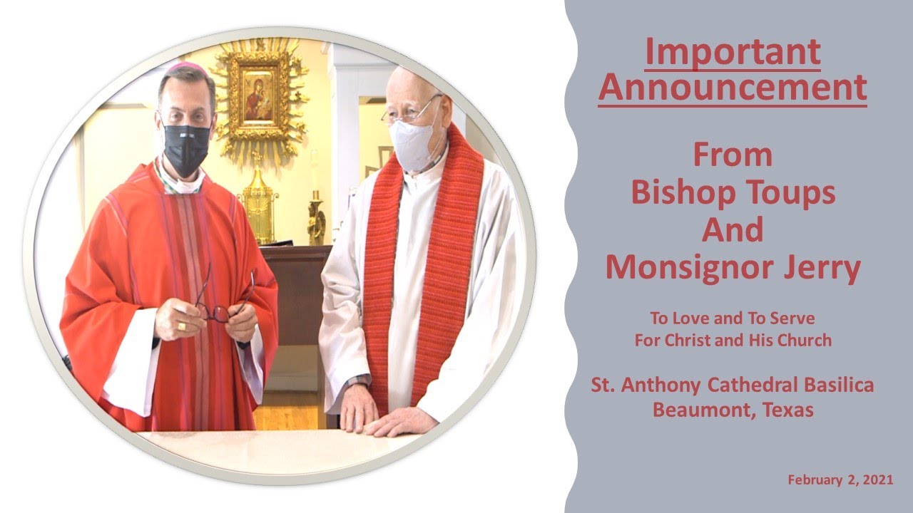 2-2-21 Monsignor Jeremiah McGrath Retirement Announcement - YouTube