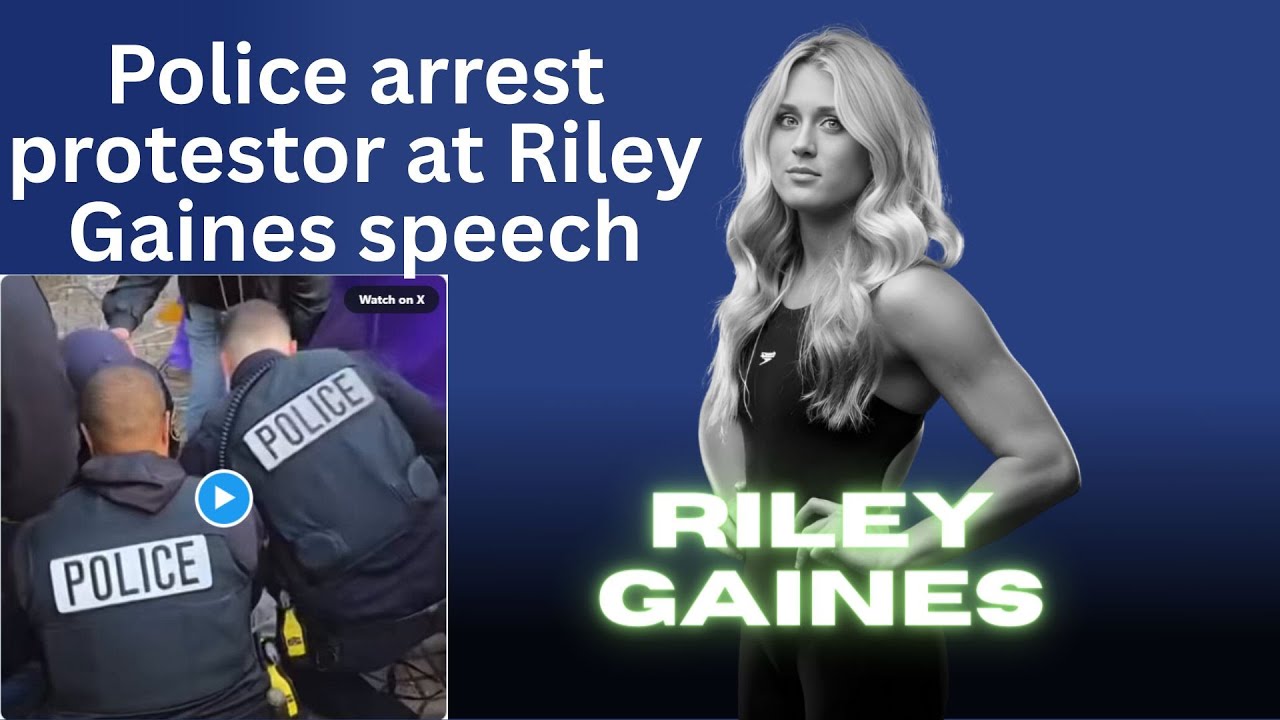Pro-Trans Protestor Arrested at Riley Gaines Speech At San Francisco ...