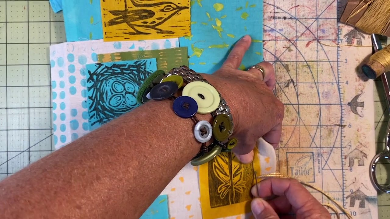 Tutorial- Quilt Haiku Stitch Kit: Hope is a Thing with Feathers - YouTube