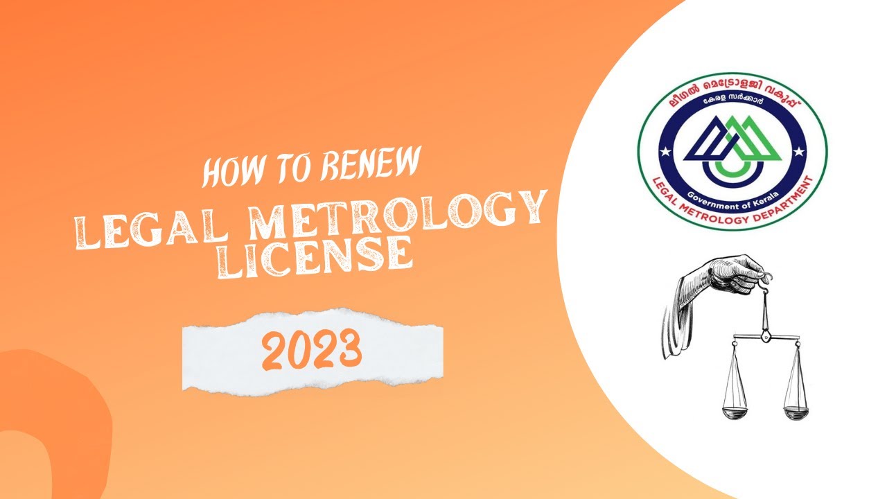 Renew Legal Metrology License 2023 - YouTube