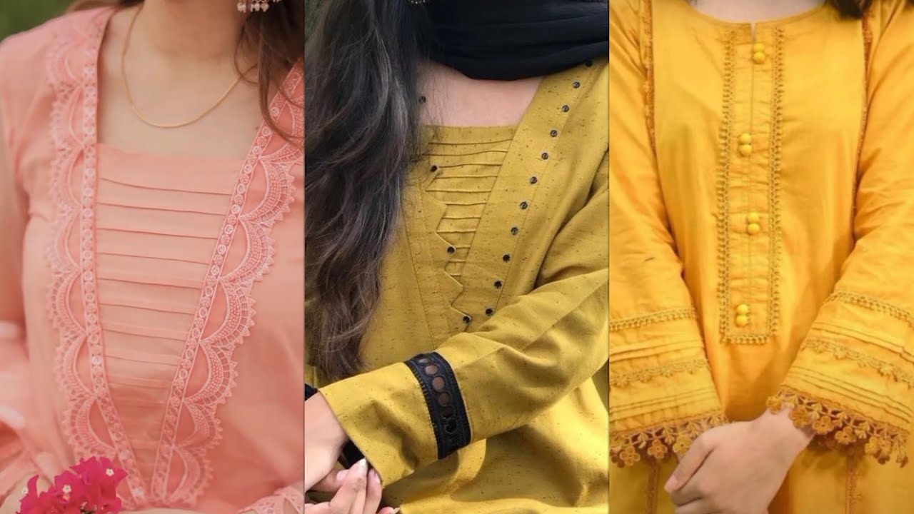 Top 30+ shirt neck design for girls | neck design | shirt design ...