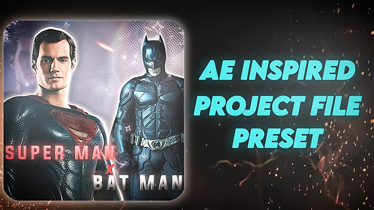 Ae Inspired Alight Motion Preset Batman Edit Preset Baddas Edit Preset
