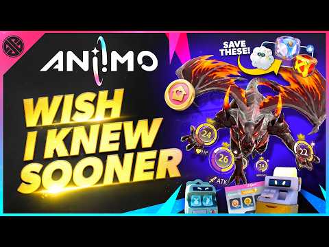 Aniimo - Wish I Knew Sooner | Tips, Tricks, & Game Knowledge for New Players