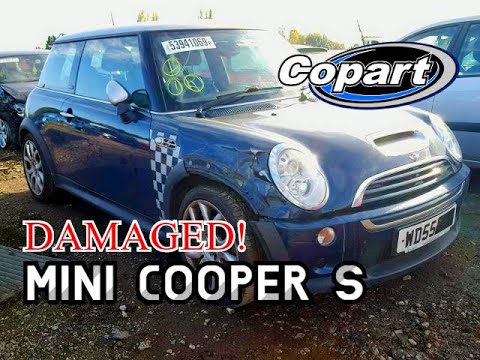 I bought a crashed Mini Cooper S from COPART UK | Collection - YouTube