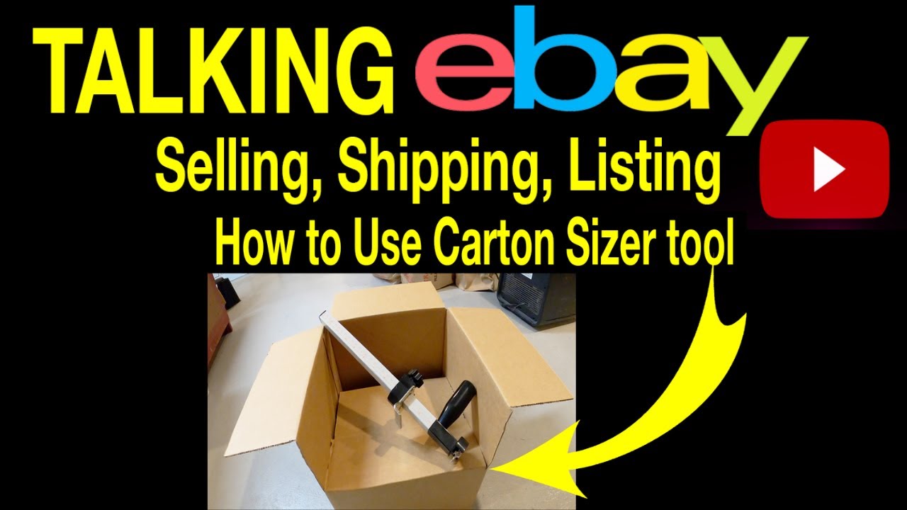 Ebay Shipping Carton Sizer Reducer Tool Make any box size height - YouTube