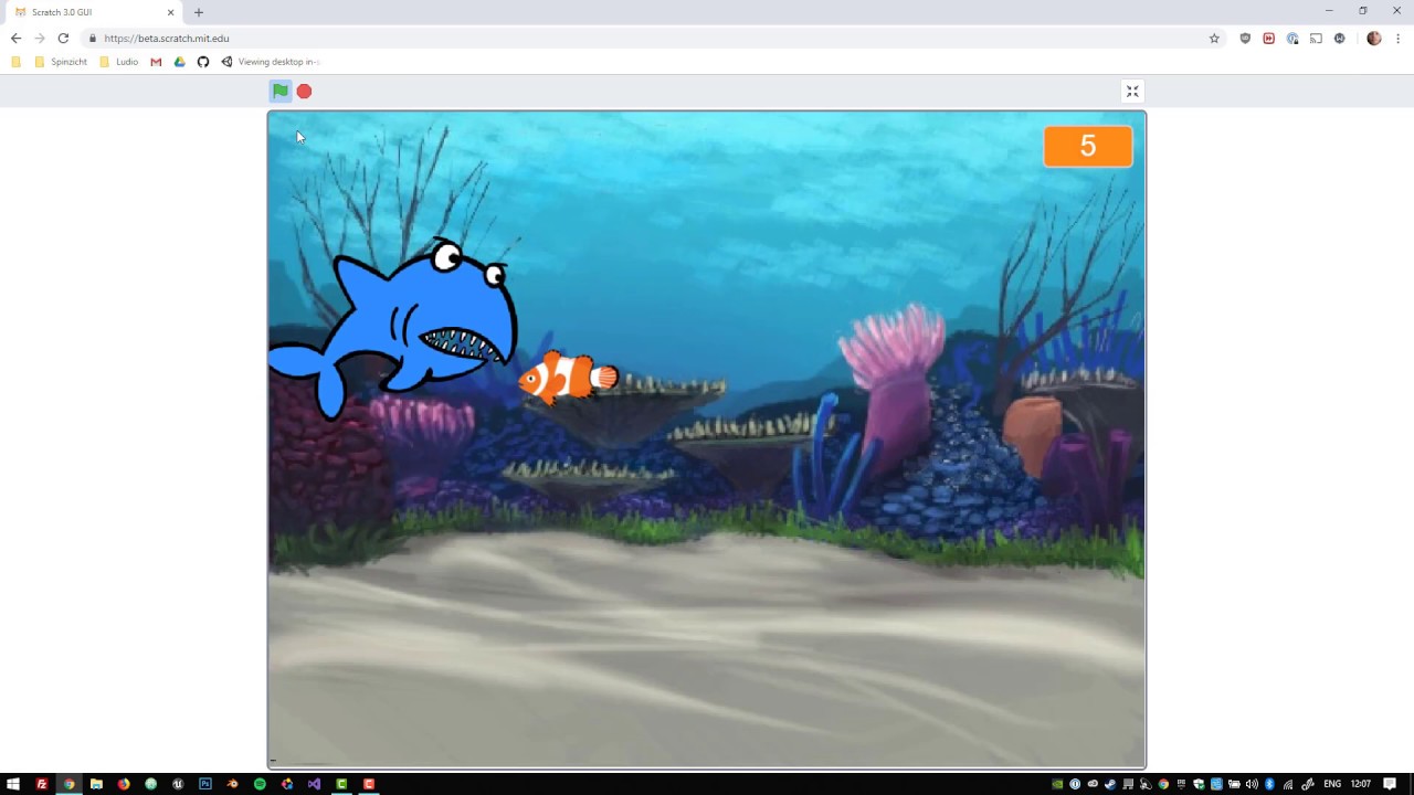 Shark Attack - Deel 1/2 - Nederlandse Scratch 3.0 Lessen - YouTube