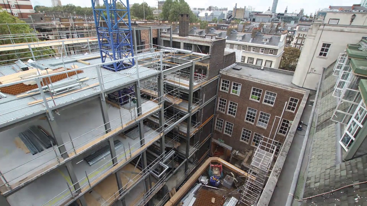 Transforming Bentham House - Rear view time lapse // Dec 2015 - March ...