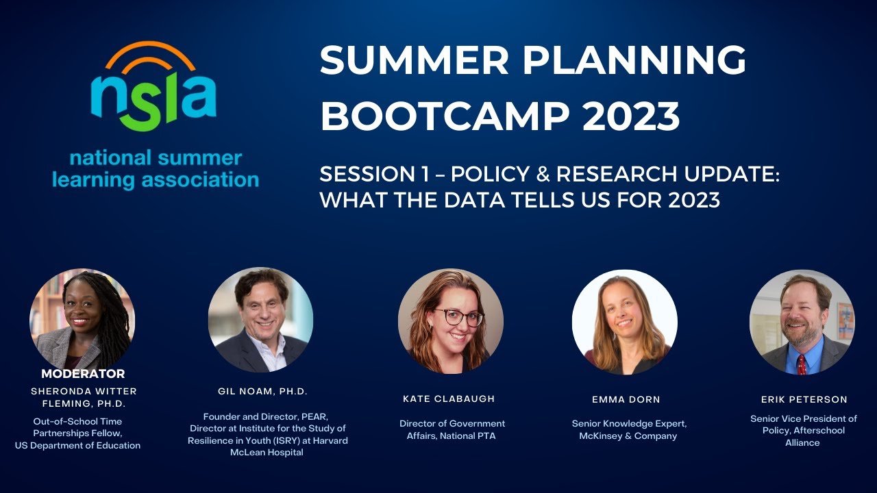 2023 NSLA Summer Bootcamp: Day 1, Session 1 - YouTube