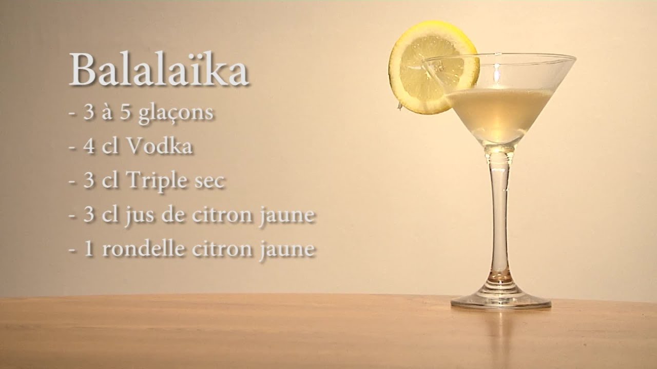 cocktail balalaika - YouTube