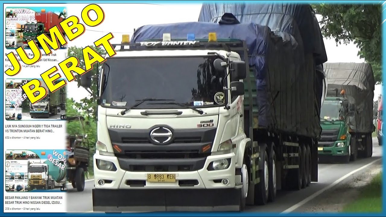 Muatan Jumbo dan Sedang !! Banyak Truk Besar Panjang diSini Truk Axor ...