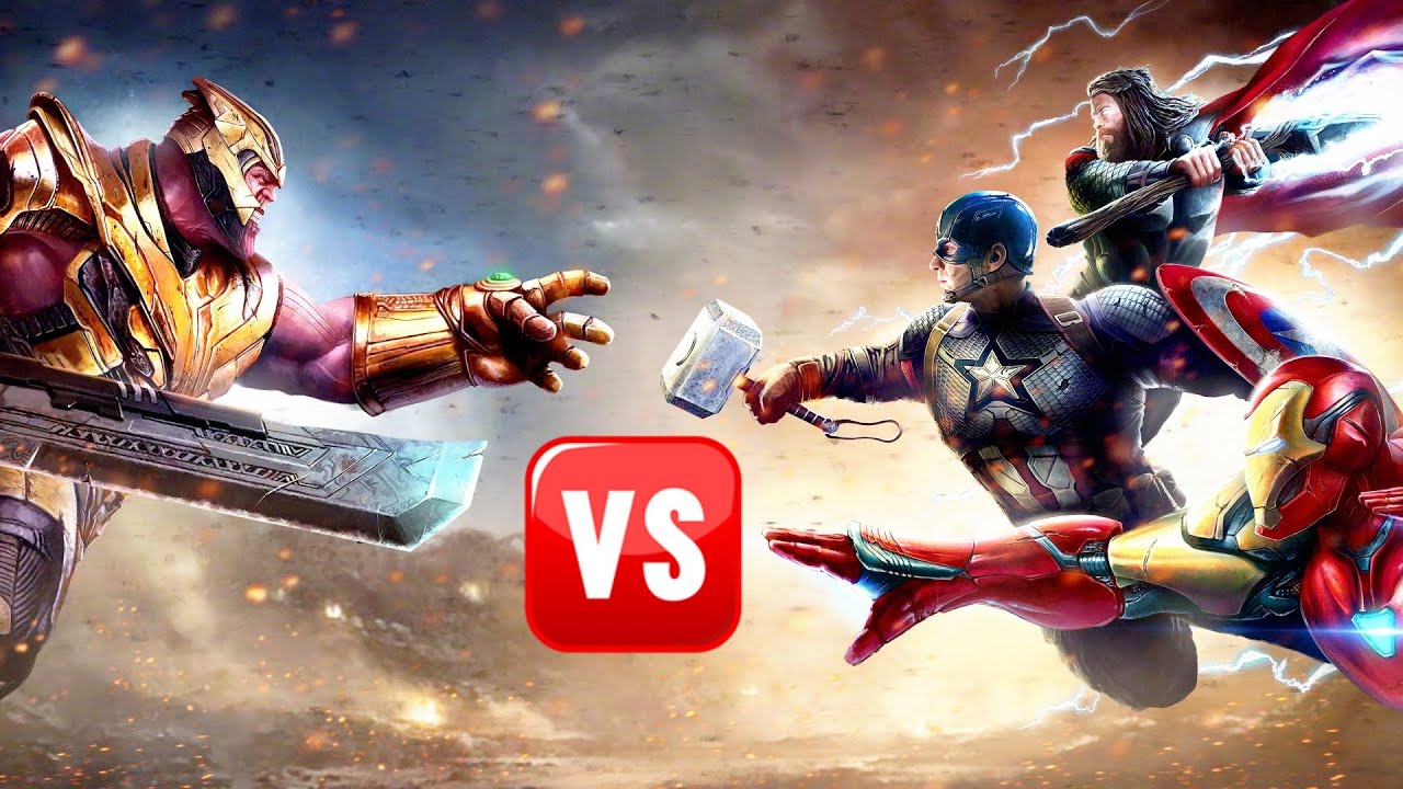 Avengers 🆚 Thanos / Fighting HD Video / Avengers EndGame ...