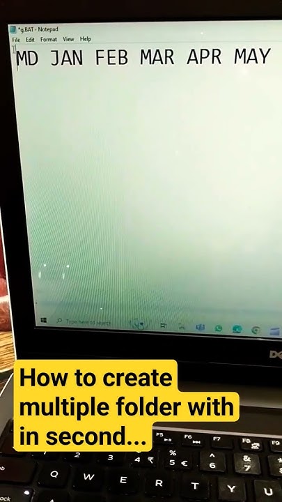 How to create multiple folders within the second#shorts #shortvideo #computer #computerknowledge ...