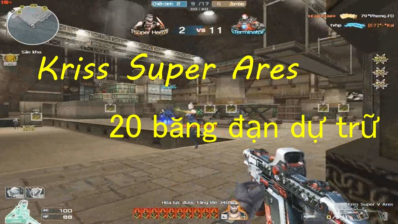 Kriss Super Ares Nhiều Đạn Nhất CF 1827 Viên - YouTube