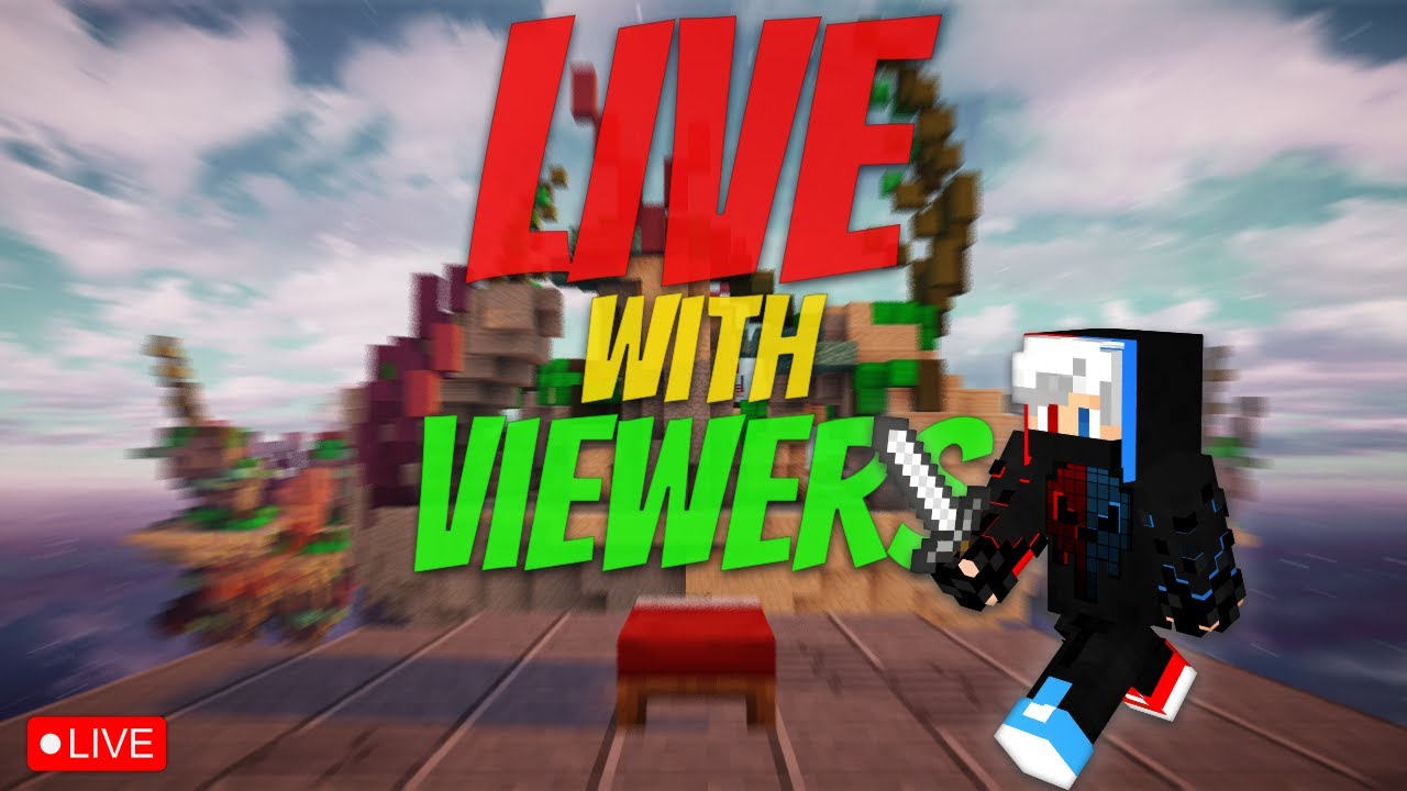 Minecraft Bedwars Live Stream 🔴 Playing with Viewers! - YouTube