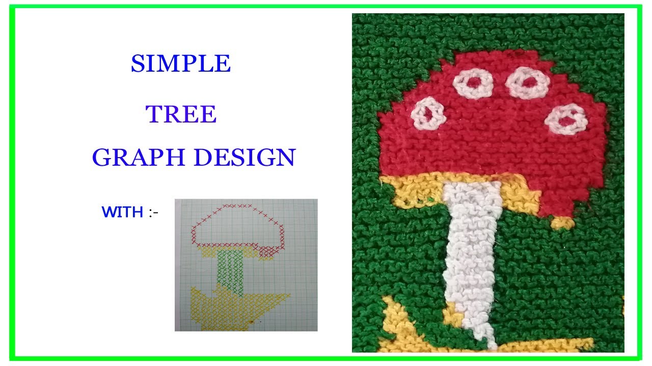 Tree Graph Design for sweater || designs for baby sweater - YouTube