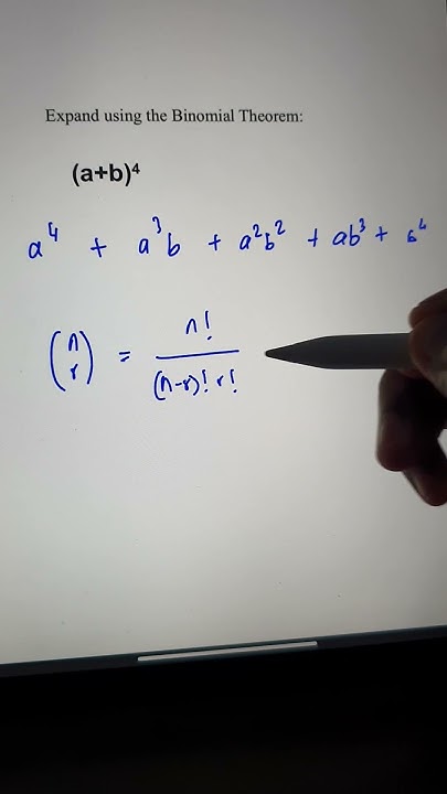 Expand using Binomial Theorem #mathshorts - YouTube