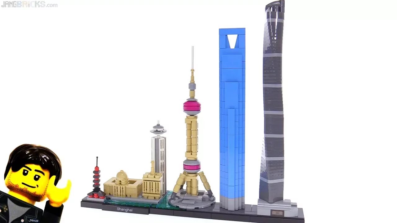🔄 LEGO Architecture 2018 Shanghai skyline review! 21039 re upload - YouTube