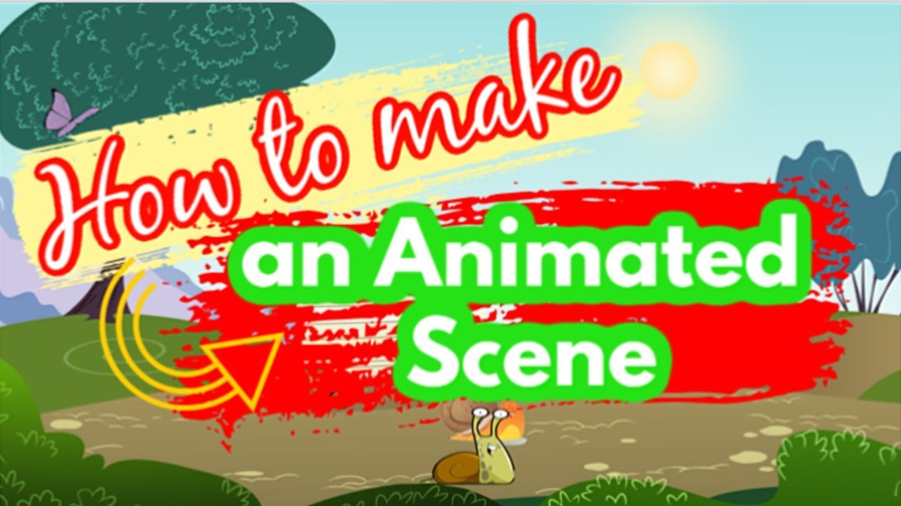 How to Create an Animated Scene in PowerPoint - YouTube