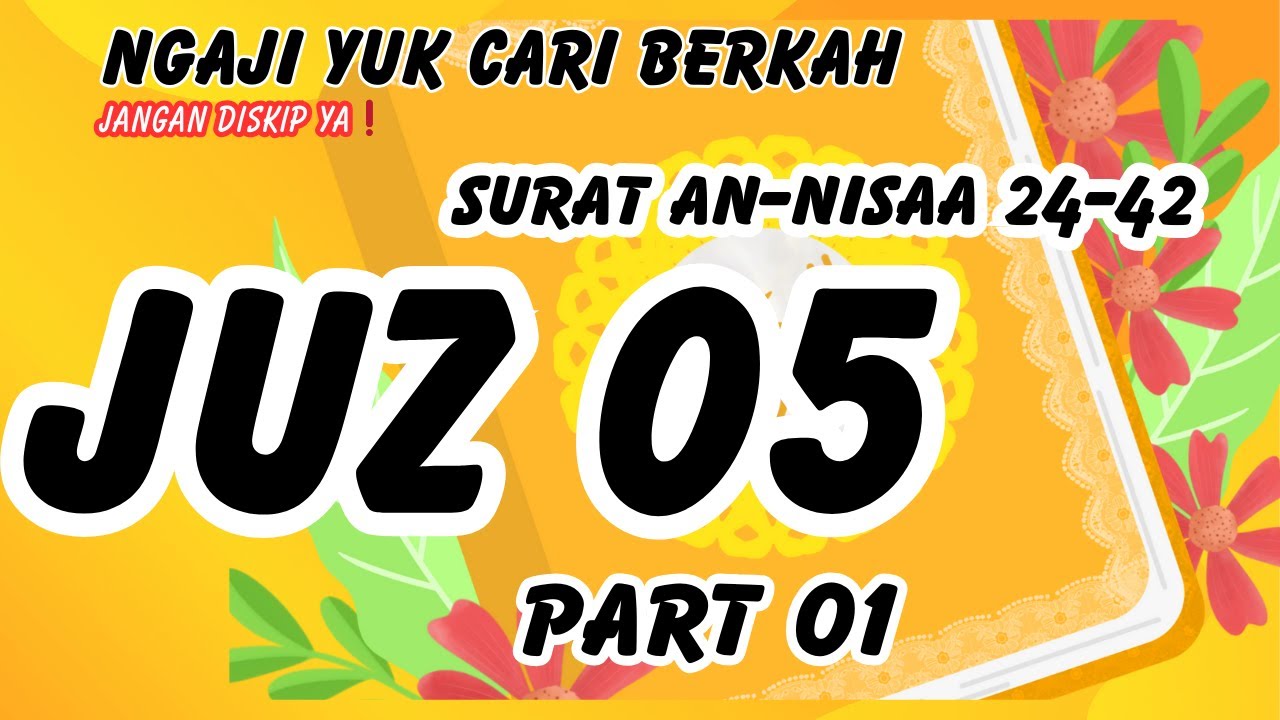 🔴Belajar Ngaji yuk ️jangan diskip ya ️suraT An-nisa 24-42 - YouTube