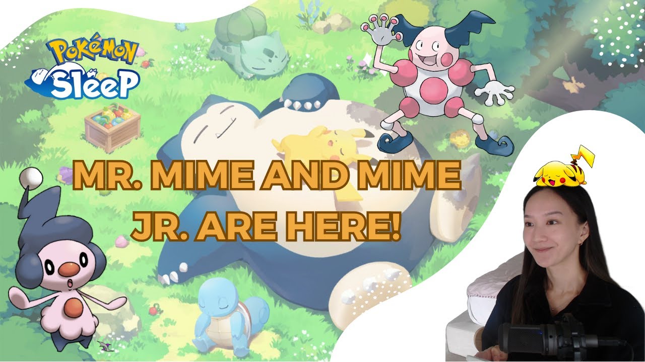 Pokémon Sleep: Mr. Mime & Mime Jr. are at Cyan Beach!!! 🏖️🌴🌊 - YouTube