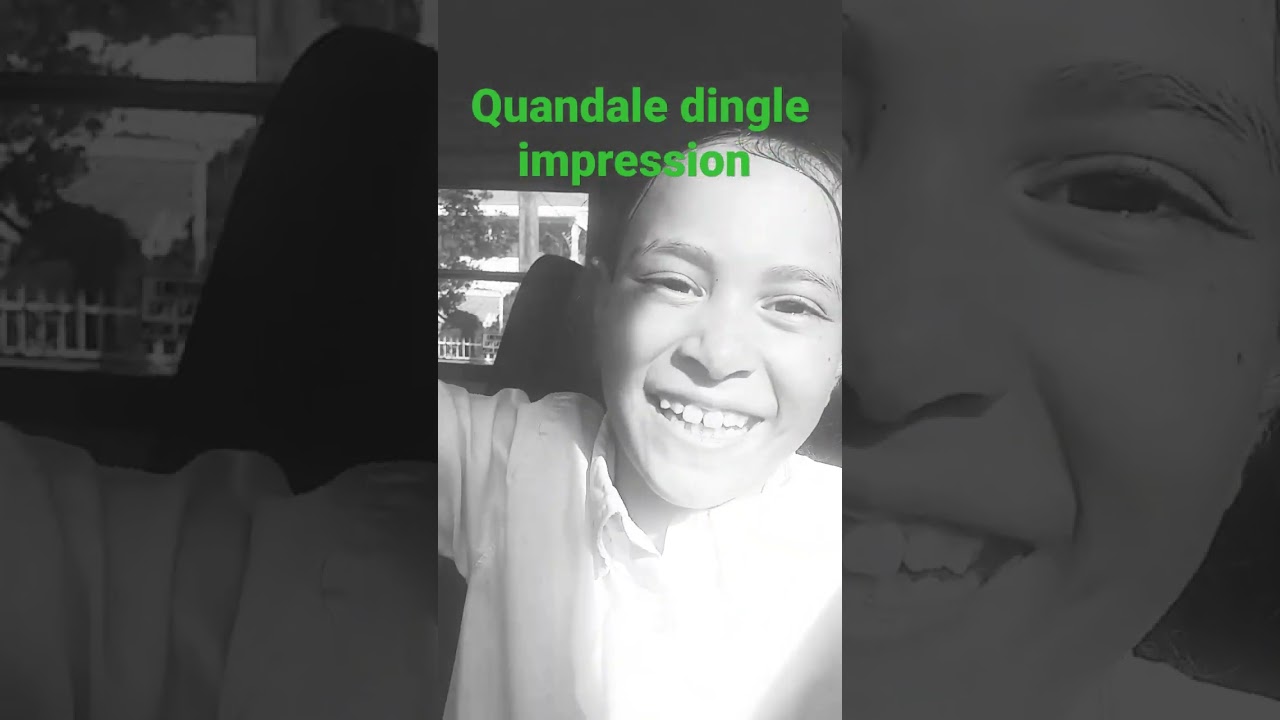 quandile dingle impression btw this is not me - YouTube