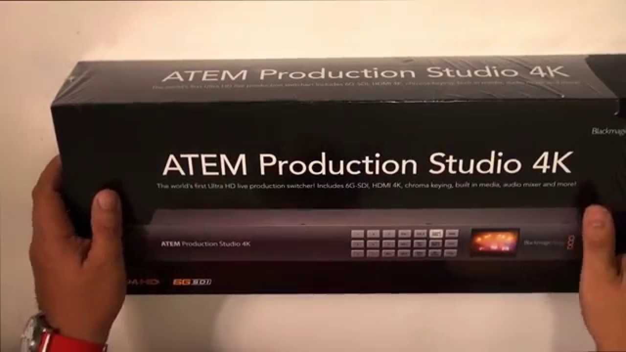 Unboxing - ATEM Production Studio 4K - YouTube