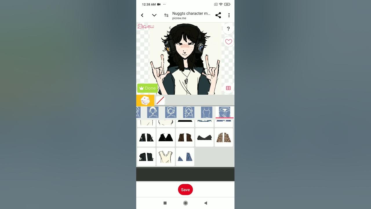 making my character - YouTube