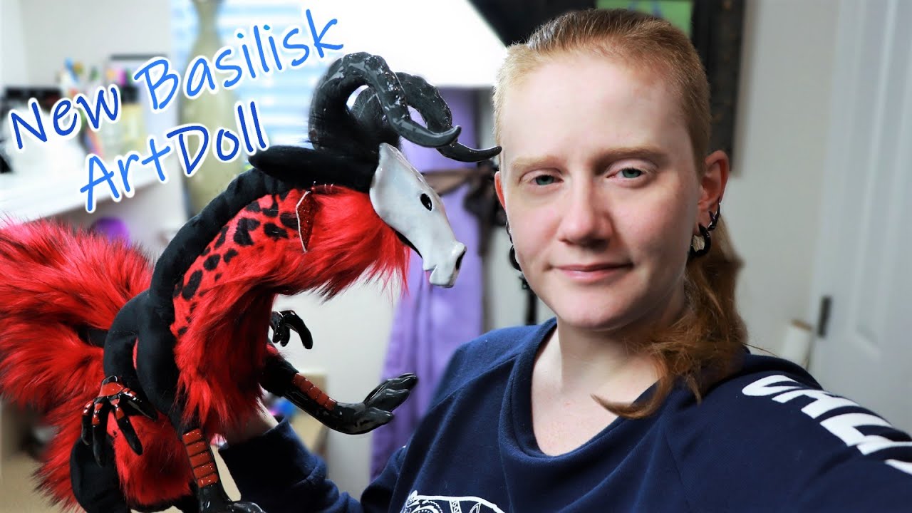 Custom Basilisk ArtDoll & Finishing Up New Wyverns || Artist Vlog 74 ...