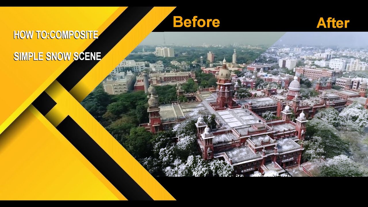 NUKE TUTORIAL-SNOW SCENE - YouTube