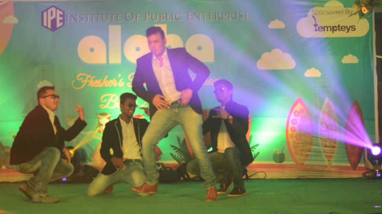 IPE HYDERABAD FRESHERS PARTY DANCE PERFORMANCE 2016 - YouTube
