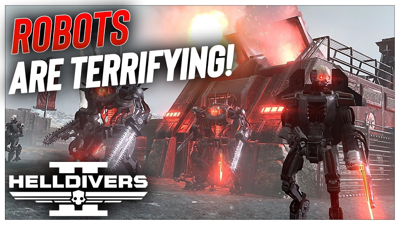 here's why the Robots are TERRIFYING in Helldivers 2! - YouTube