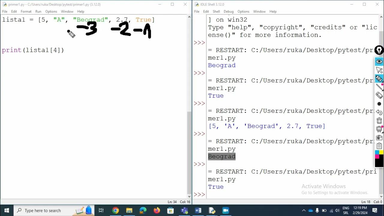 Osnove python-a - Liste1 - YouTube