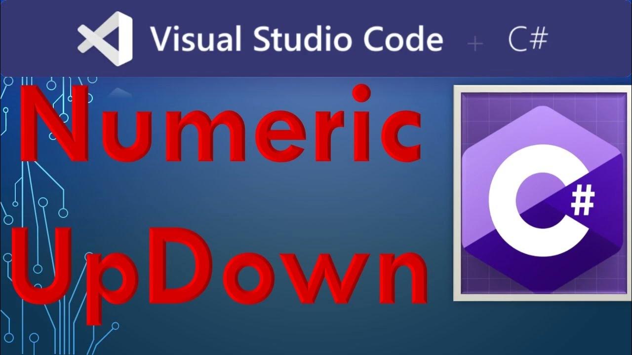 numericUpDown Control and domainUpDown Control in C# Winform - YouTube