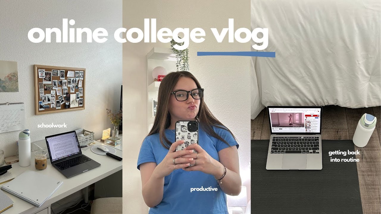 online college vlog - YouTube