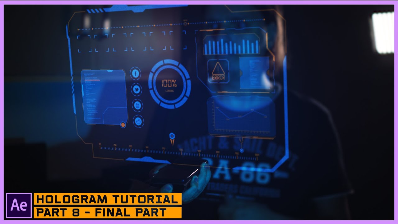 After Effects - Hologram Tutorial part 8 - Final Part - YouTube