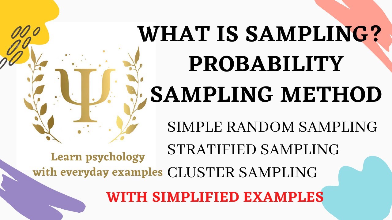 PROBABILITY SAMPLING METHOD || TYPES OF SAMPLING - YouTube