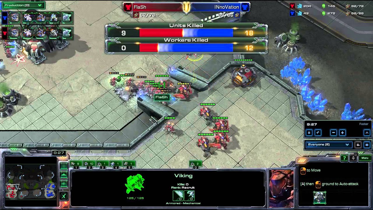 SeKo Starcraft - Flash vs Innovation - Game 2 - Pro SC2 HOTS WCS Korea ...