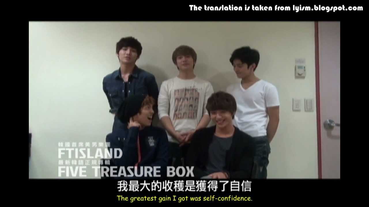 [ENG] FTISLAND [Five Treasure Box] Exclusive Interviews for Warner Music Taiwan Part 3 - YouTube