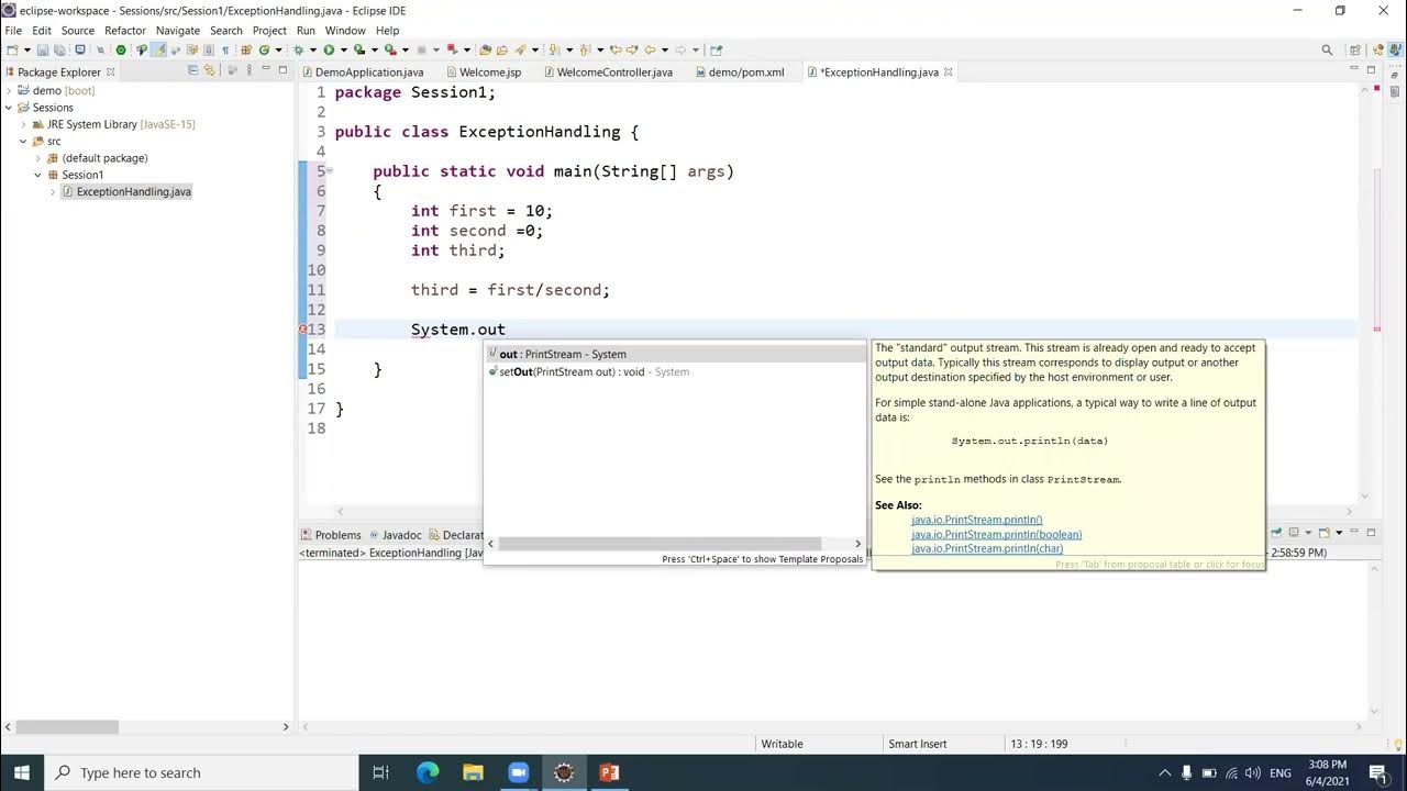 Exception Handling - YouTube