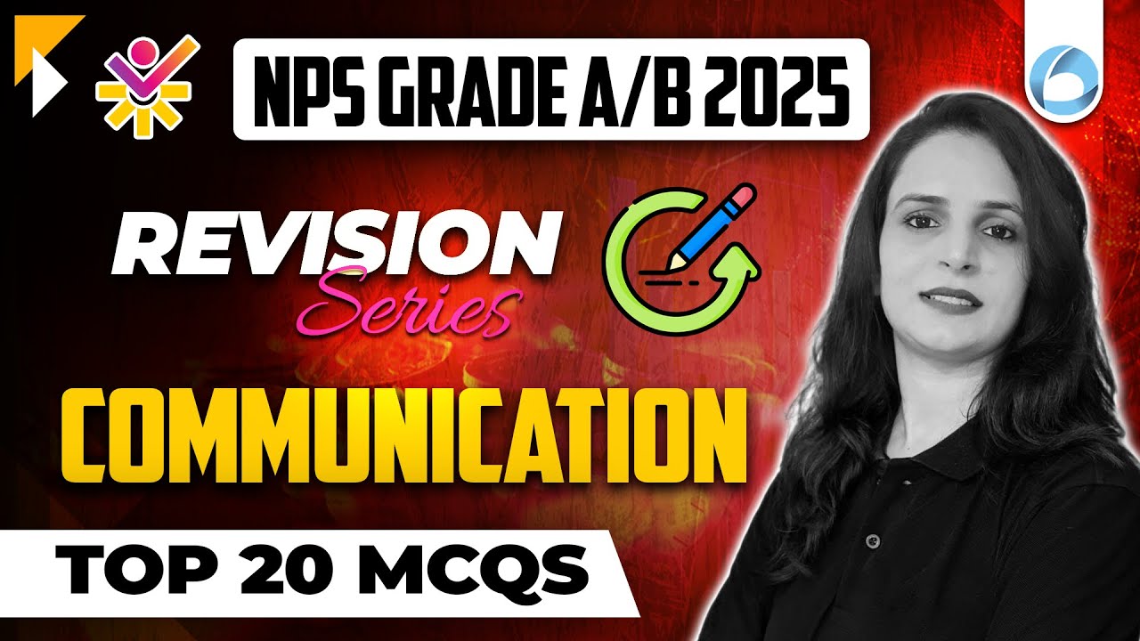 Management | Communication | Top 20 MCQs | Revision Series | NPS Grade ...