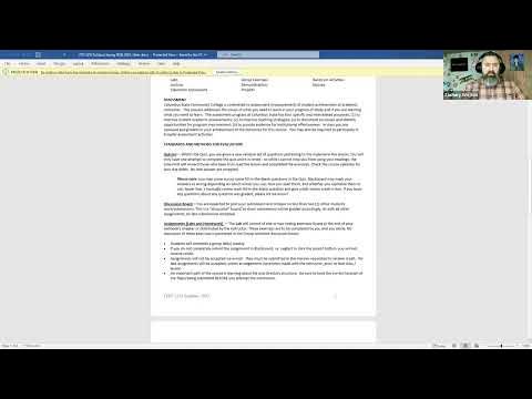Python CSCC Fundamentals Of Scripting 2252 Lesson01 Week01 - YouTube