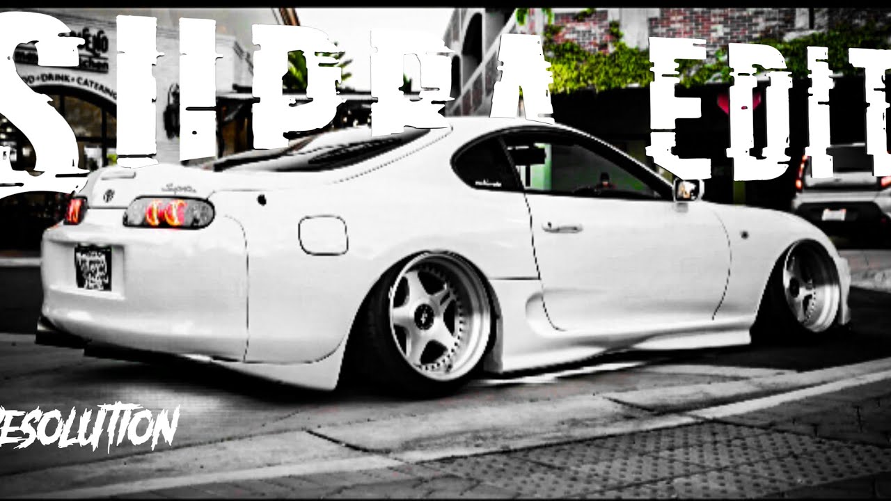 Toyota Supra ⚡MK4 white colour cinematic Toyota Supra edit⚡ 4K ...