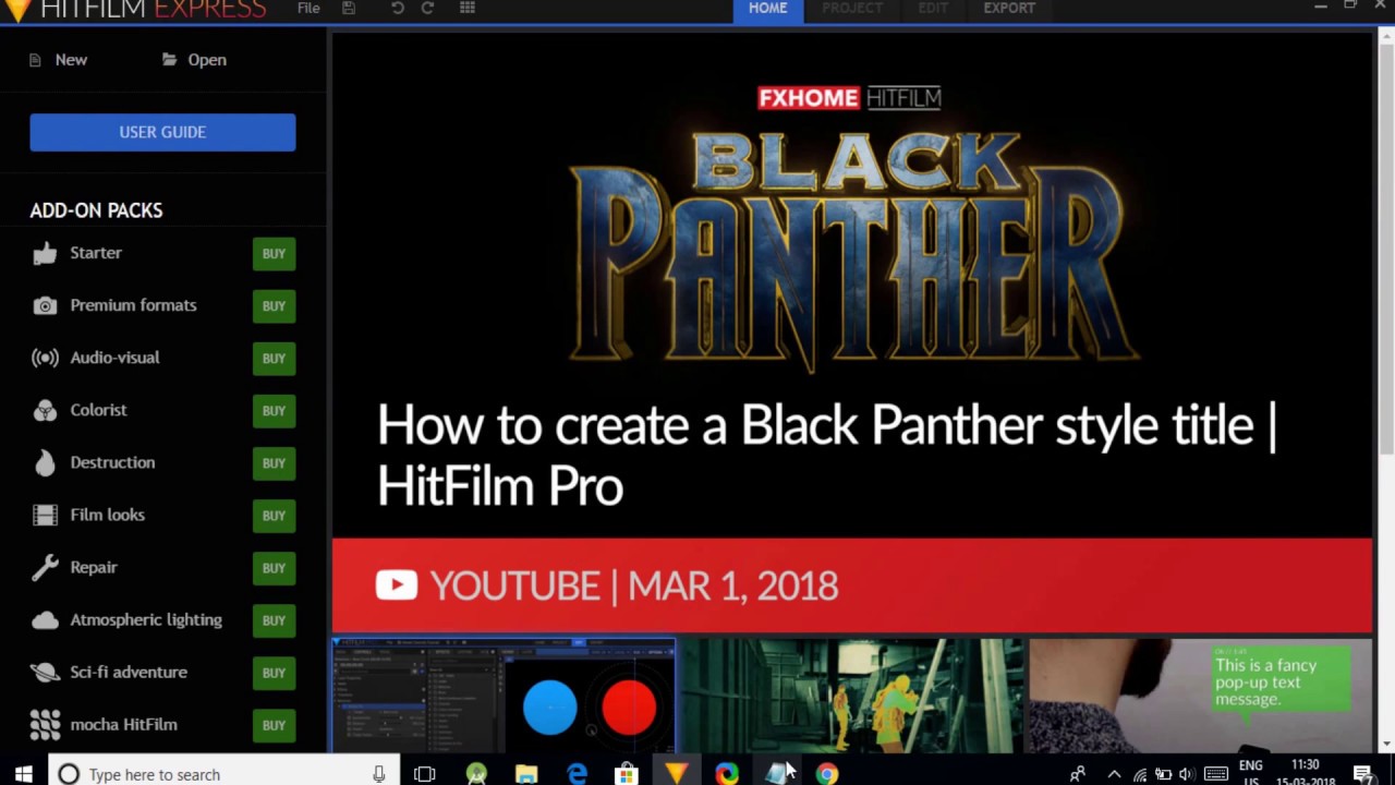 how to download/install hit film express vedio editing software on pc ...