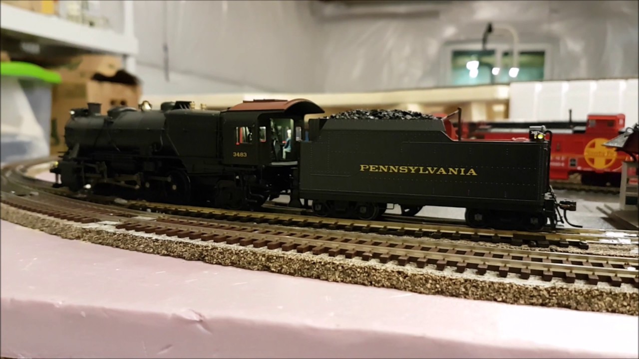 The beginning of a Freight Train - BLI PRR L1s - YouTube