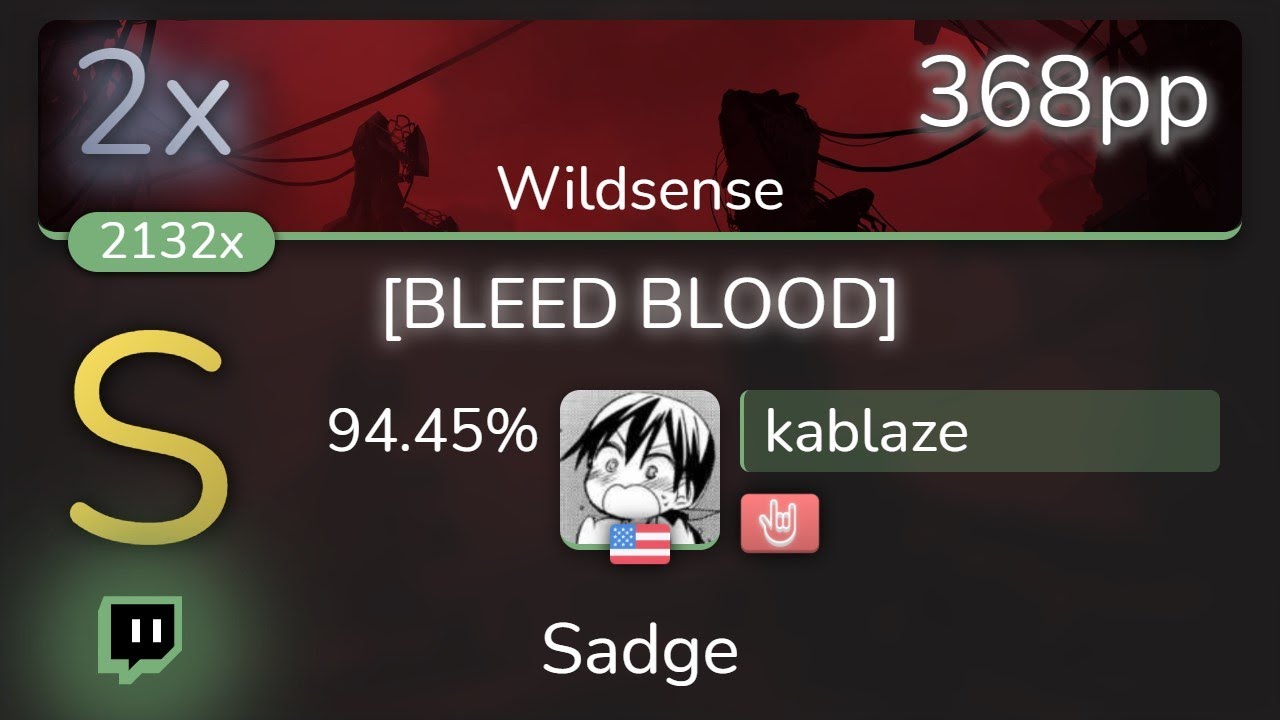[Live] kablaze | Camellia - [BLEED BLOOD] [Wildsense] +HR 94.45% {368pp ...