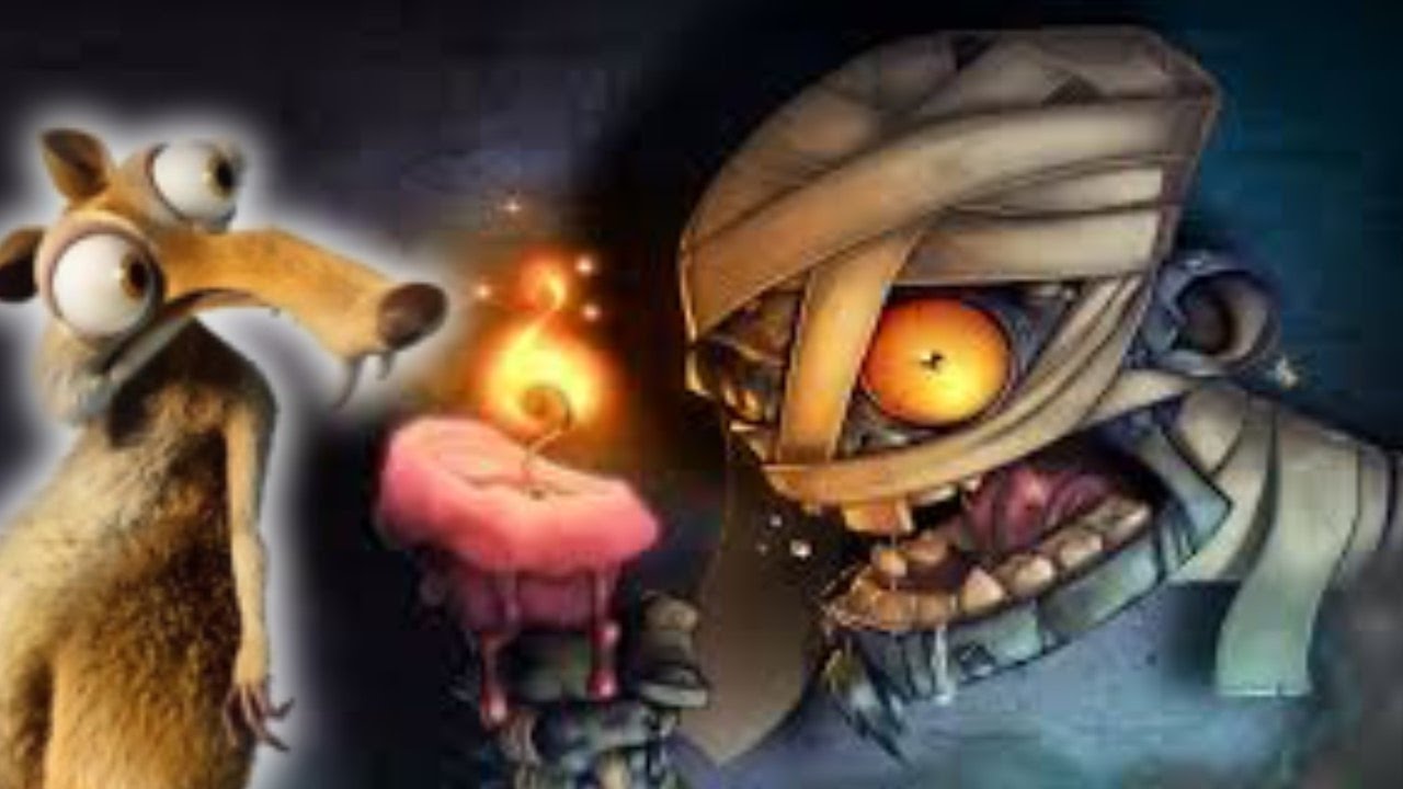 Scary Ice Age cartoon w/ despicable me 3 minions all mini movie funny ...