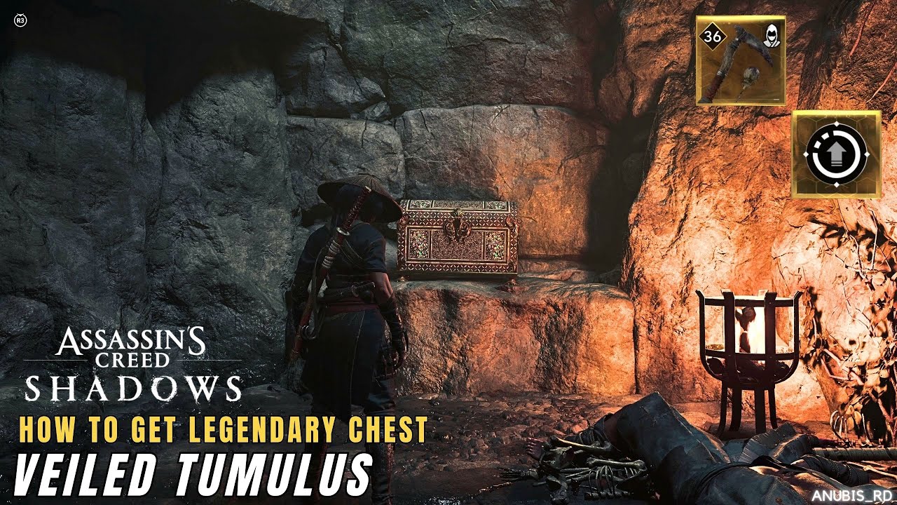 Veiled Tumulus | Legendary Chest | Assassin's Creed Shadows | 4K - YouTube