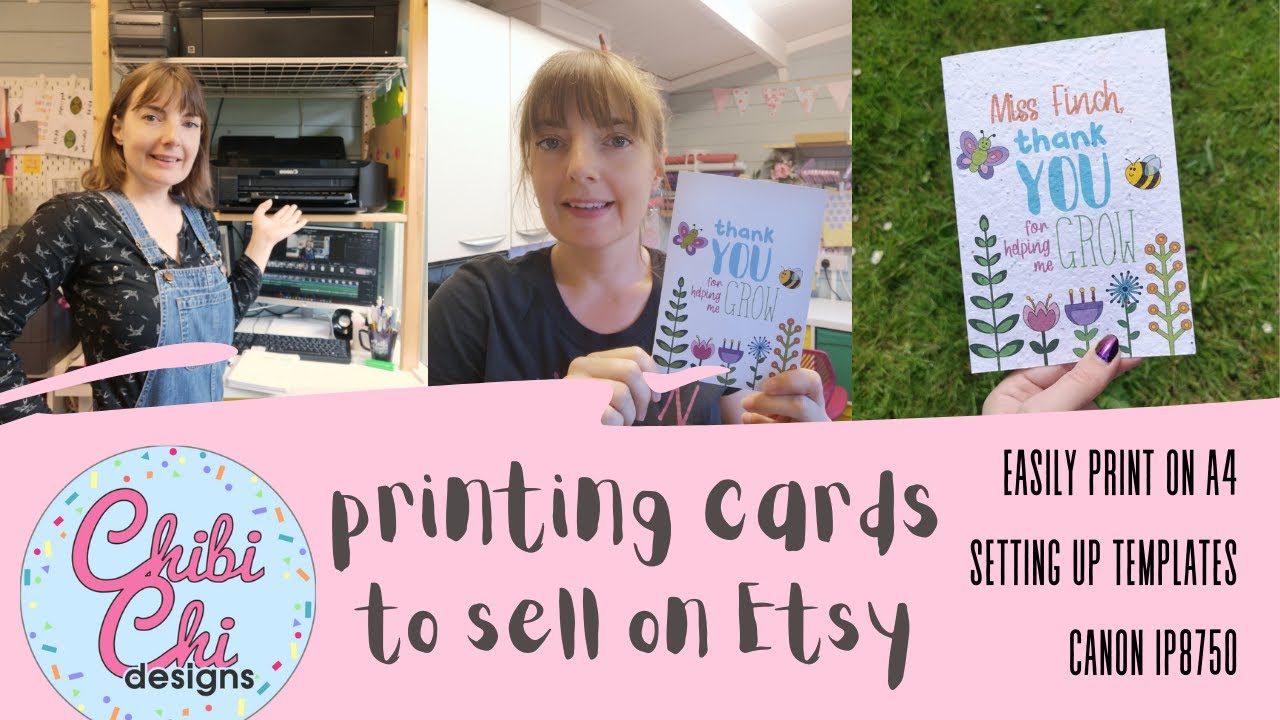 How To Print And Make Greetings Cards To Sell On Etsy YouTube How To Print And Make Greetings Cards To Sell On Etsy YouTube